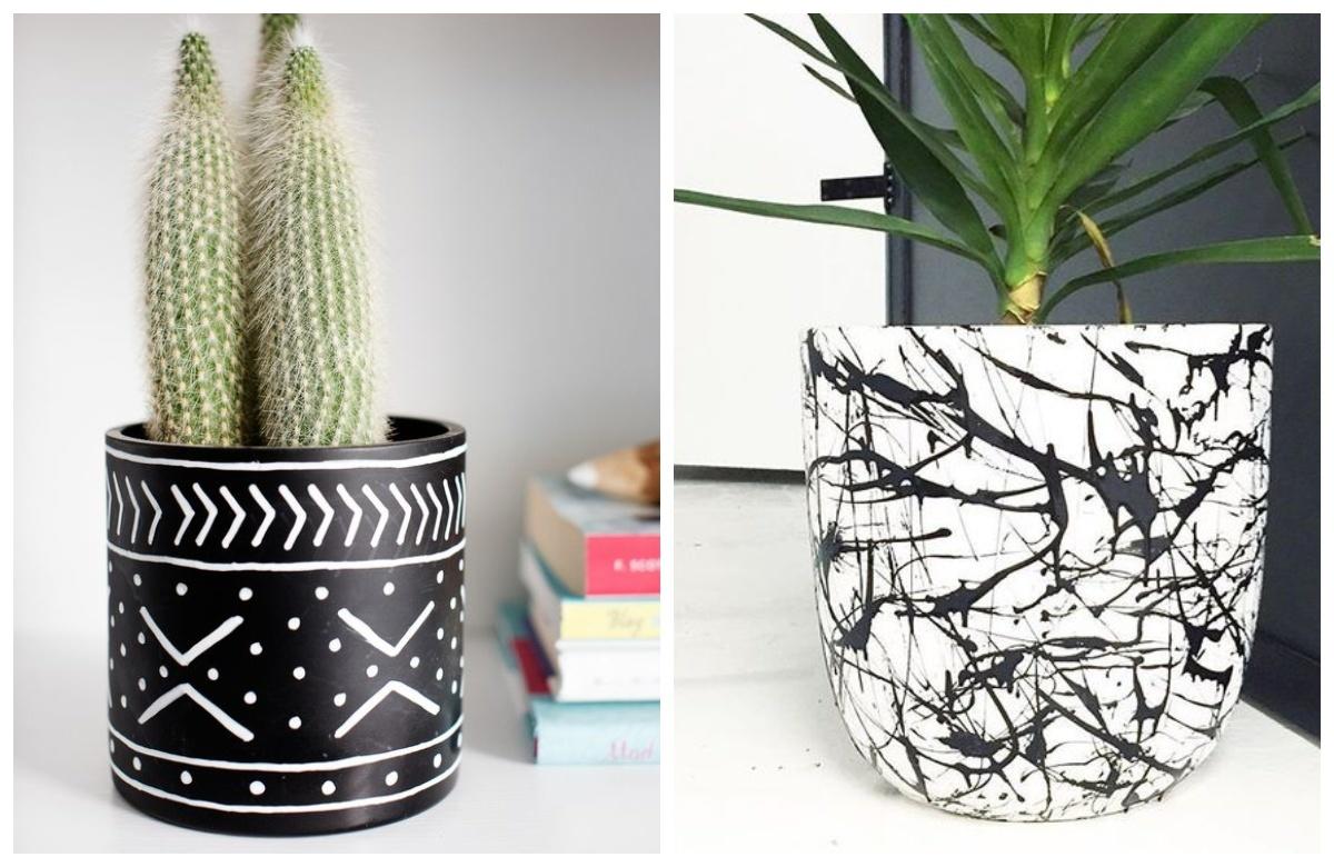 Как украсить цветочные горшки: идеи, мастер-класс, фото декора своими ...