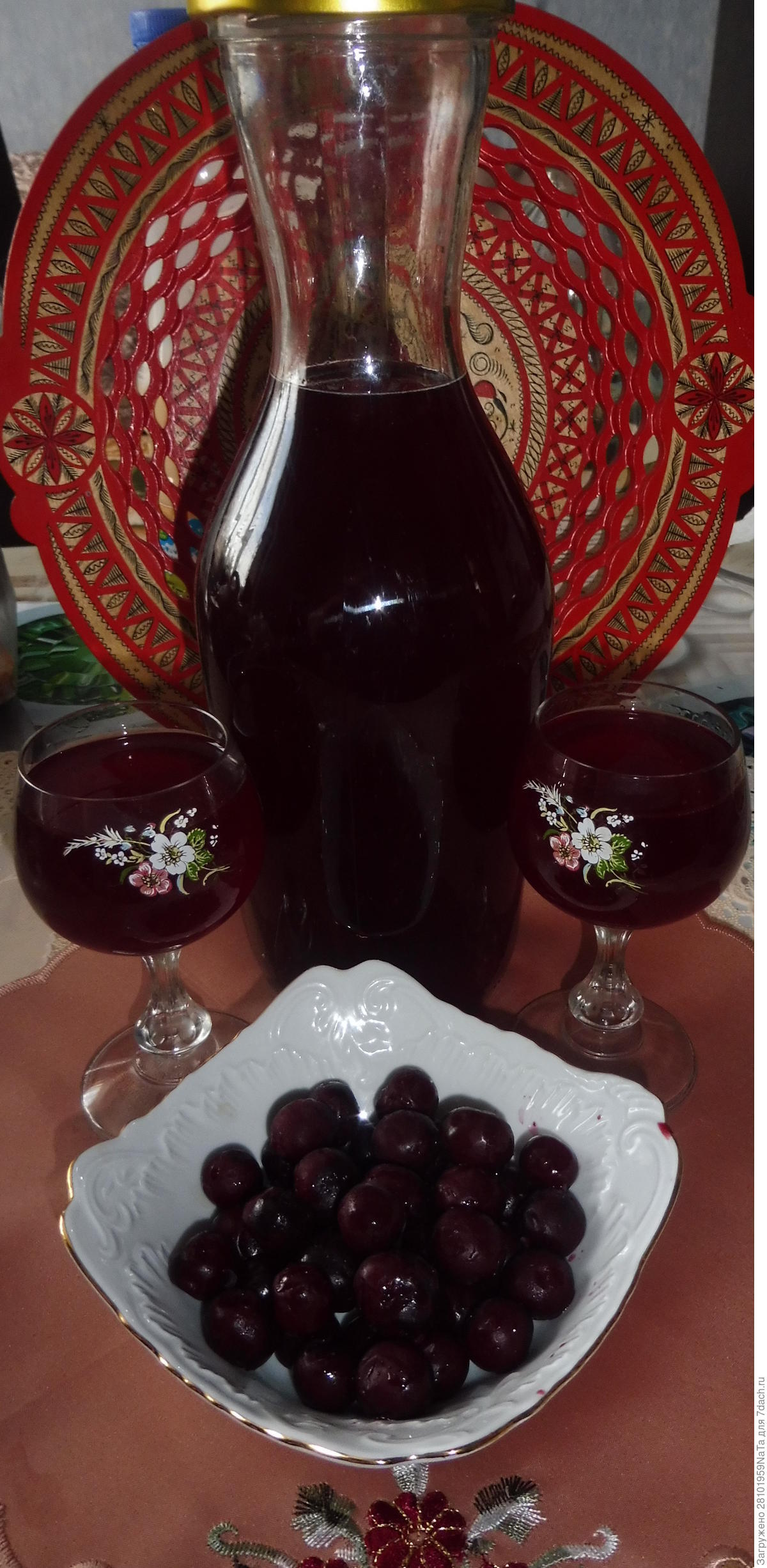 Домашняя вишневая наливка. Пошаговый рецепт с фото