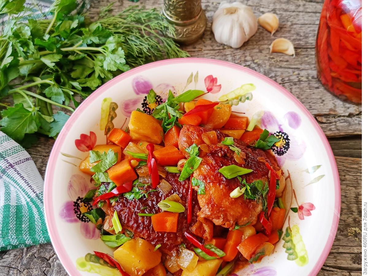 Такторитан, или Острая курица по-корейски. Пошаговый рецепт с фото